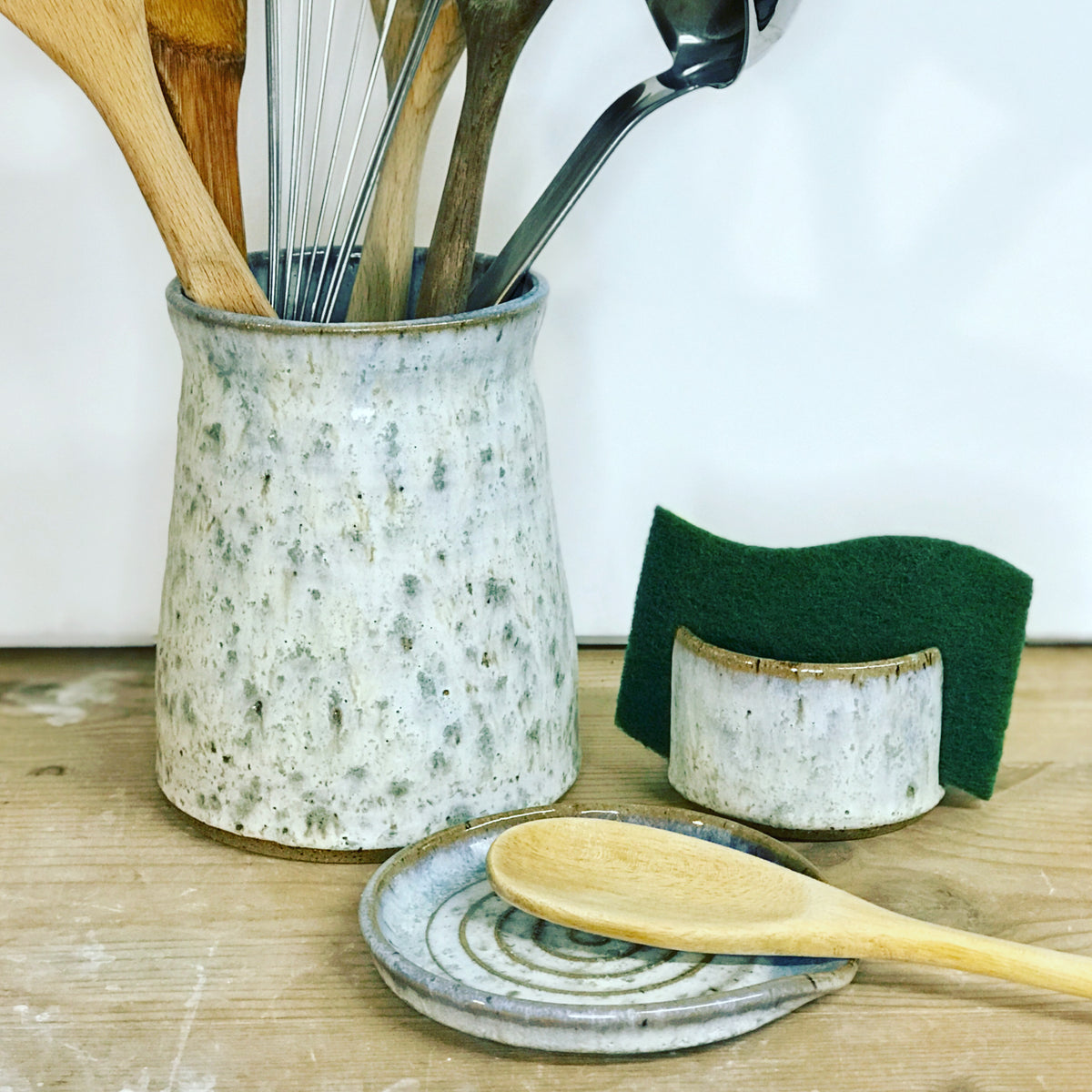 3-Piece Kitchen Set in Sea Salt – Glaze On Studio